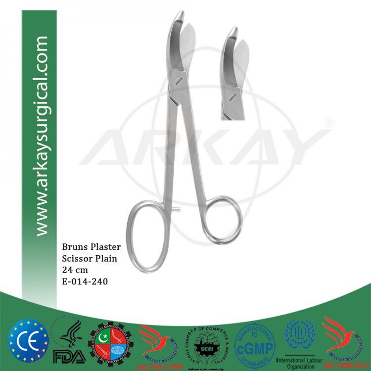Bruns Plaster Scissors Plain Size 24 Cm - Arkay Pak