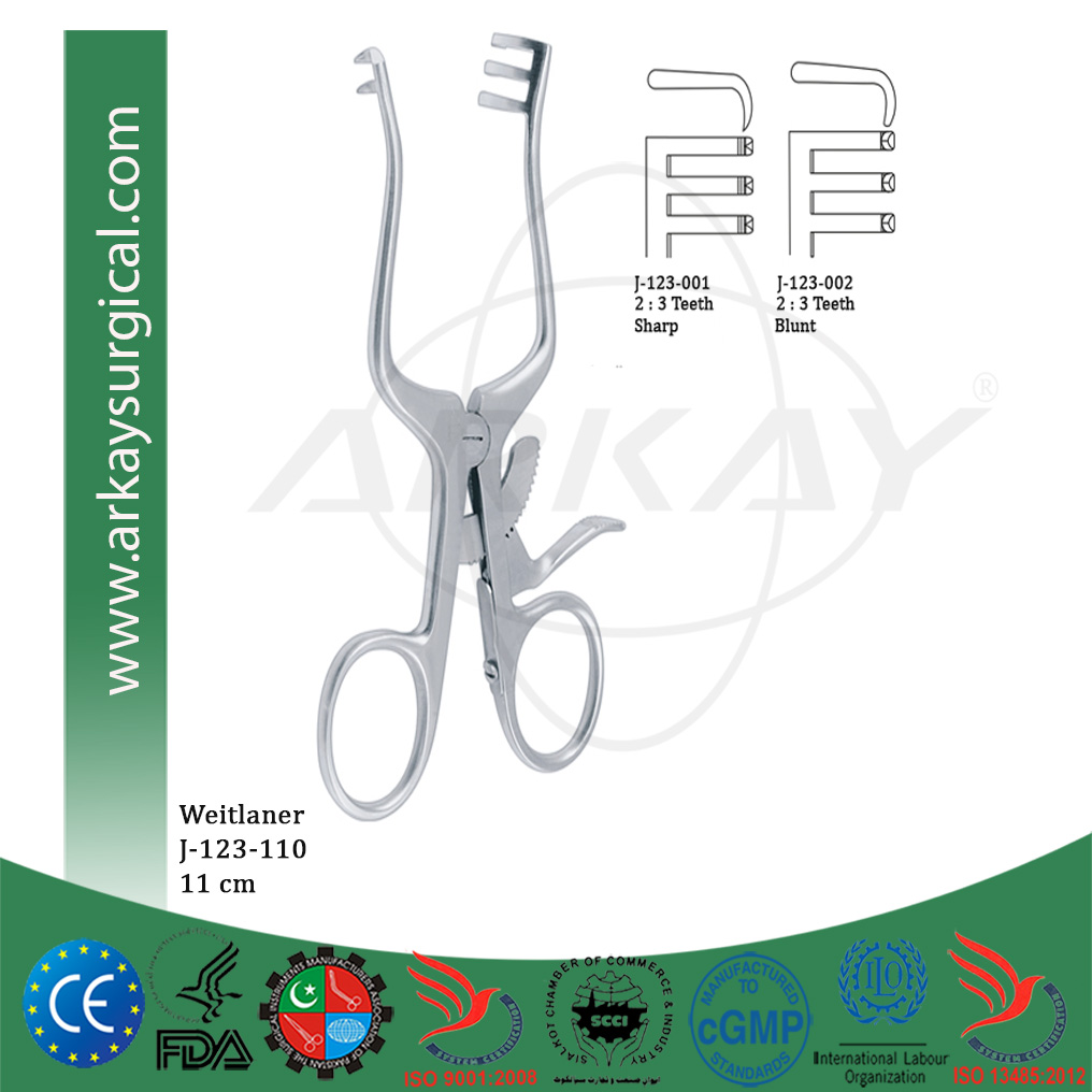 Weitlaner Wound Retractor Size 11 cm - Arkay Pak