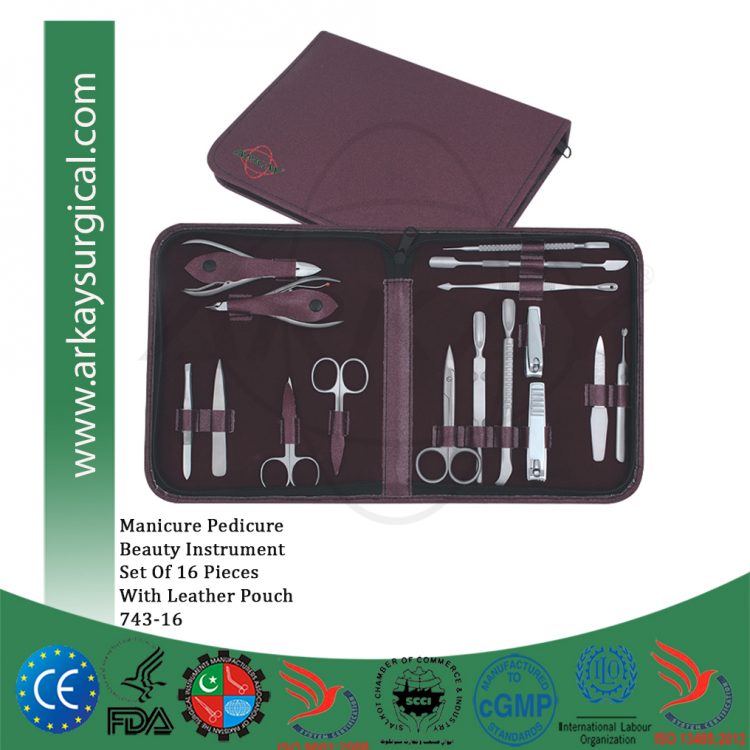 Manicure and Pedicure Kit 16 pcs Avaialable in various Combination ...