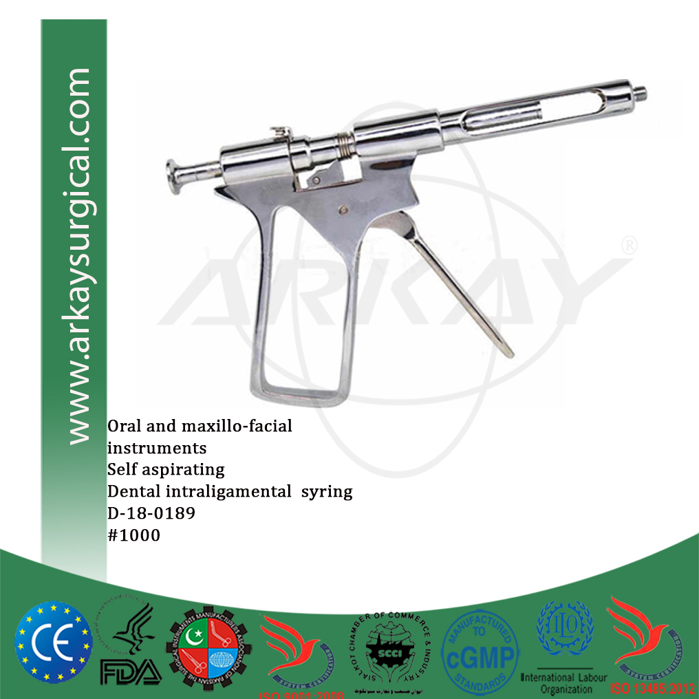 Intraligament anesthesia dental syringe - Arkay Pak